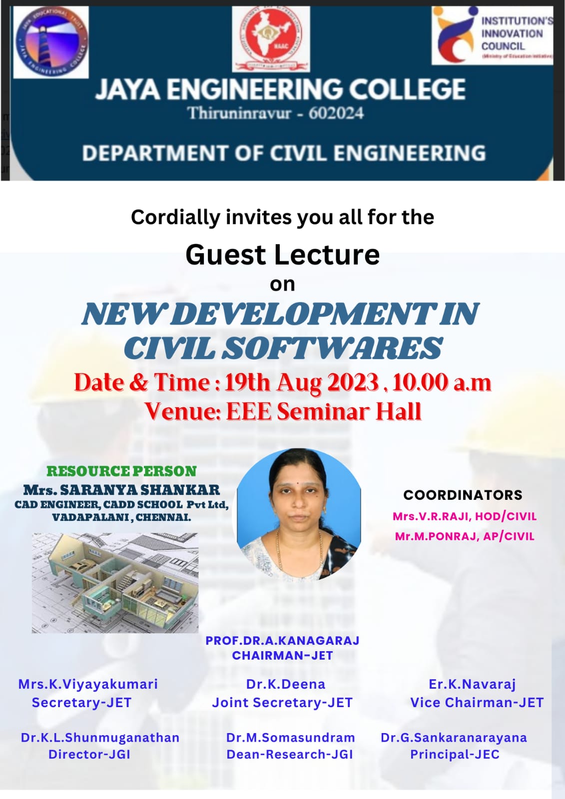 Jaya Engineering College, Top Engineering College, Best Engineering College, Top Engineering ...